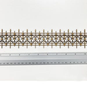 Miniature Fence Kit, Roof Ridge, Roof Cresting, Dollhouse Decor, Roof ...