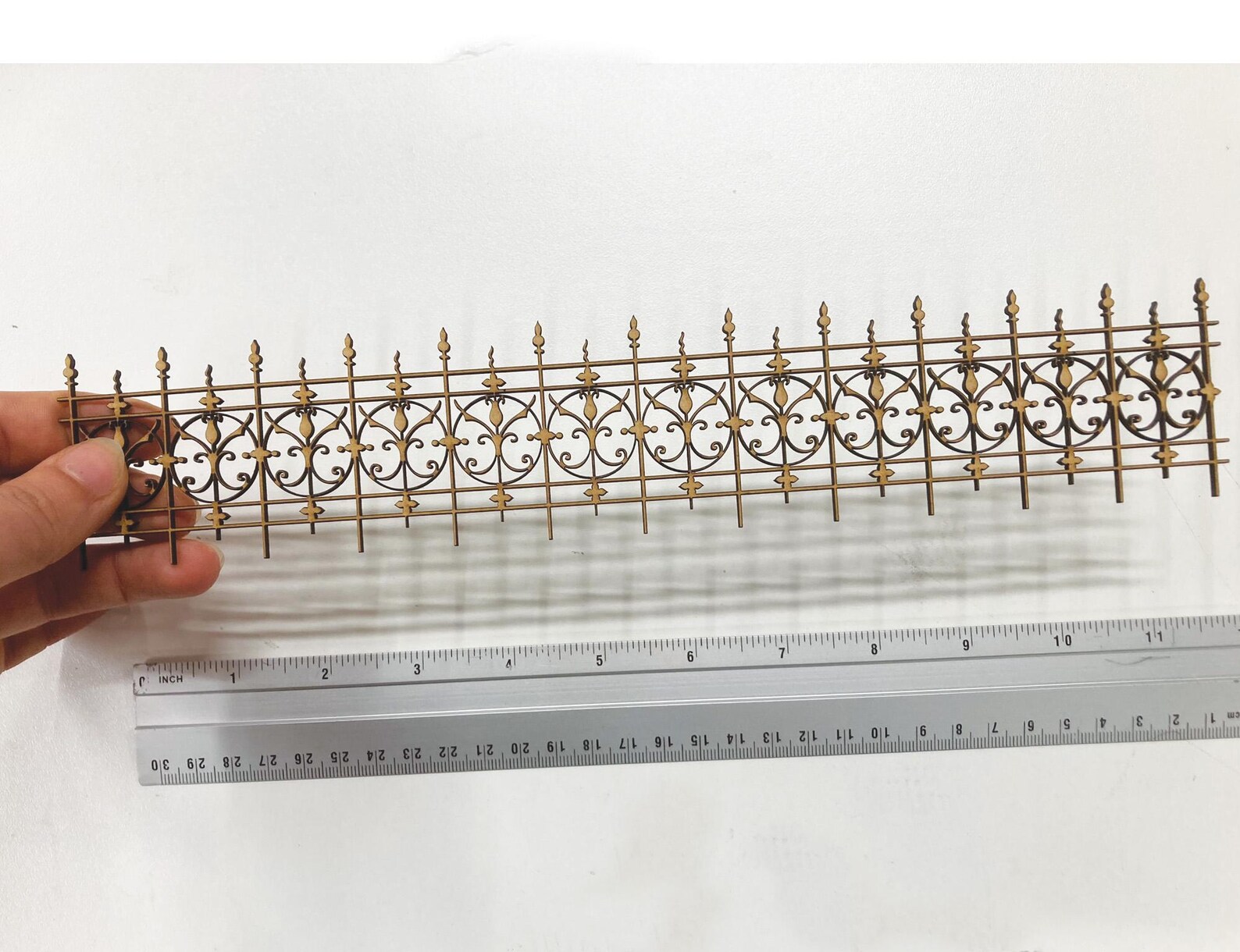 Miniature MDF Dollhouse Fence Kit: Roof Ridge Trim - Etsy