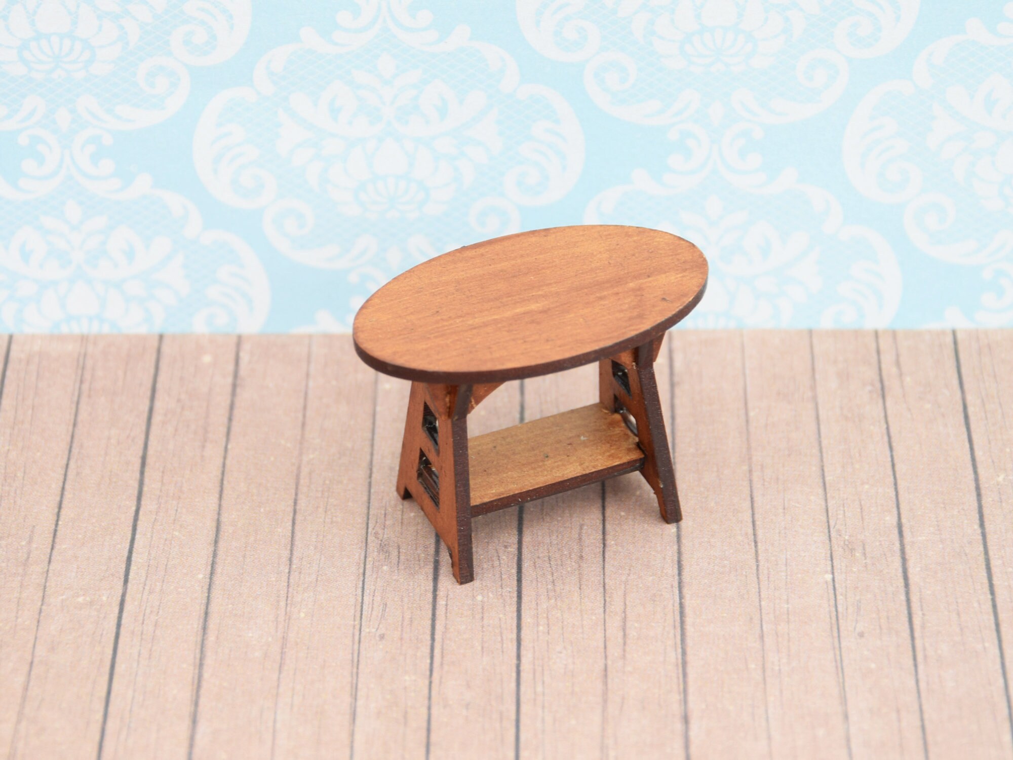 Dollhouse Miniatures Mission Style Stool Diy Kit 1:12 Scale - Etsy