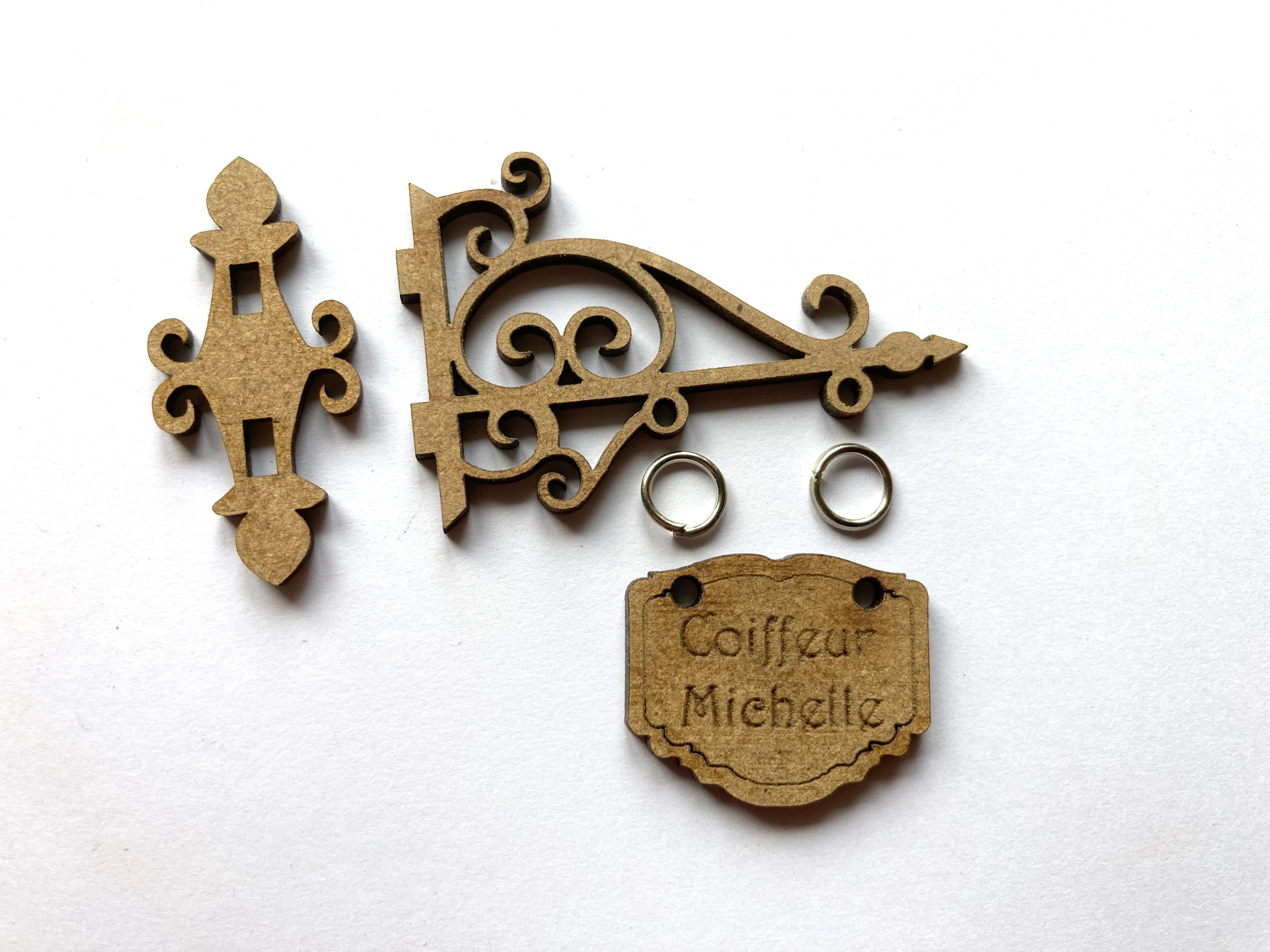 Miniature Dollhouse Shop Sign Kit Custom Writing Sign Board - Etsy