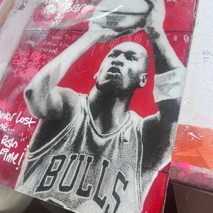 Original Hand Drawn Michael Jordan on a Nike Shoe Box - Etsy