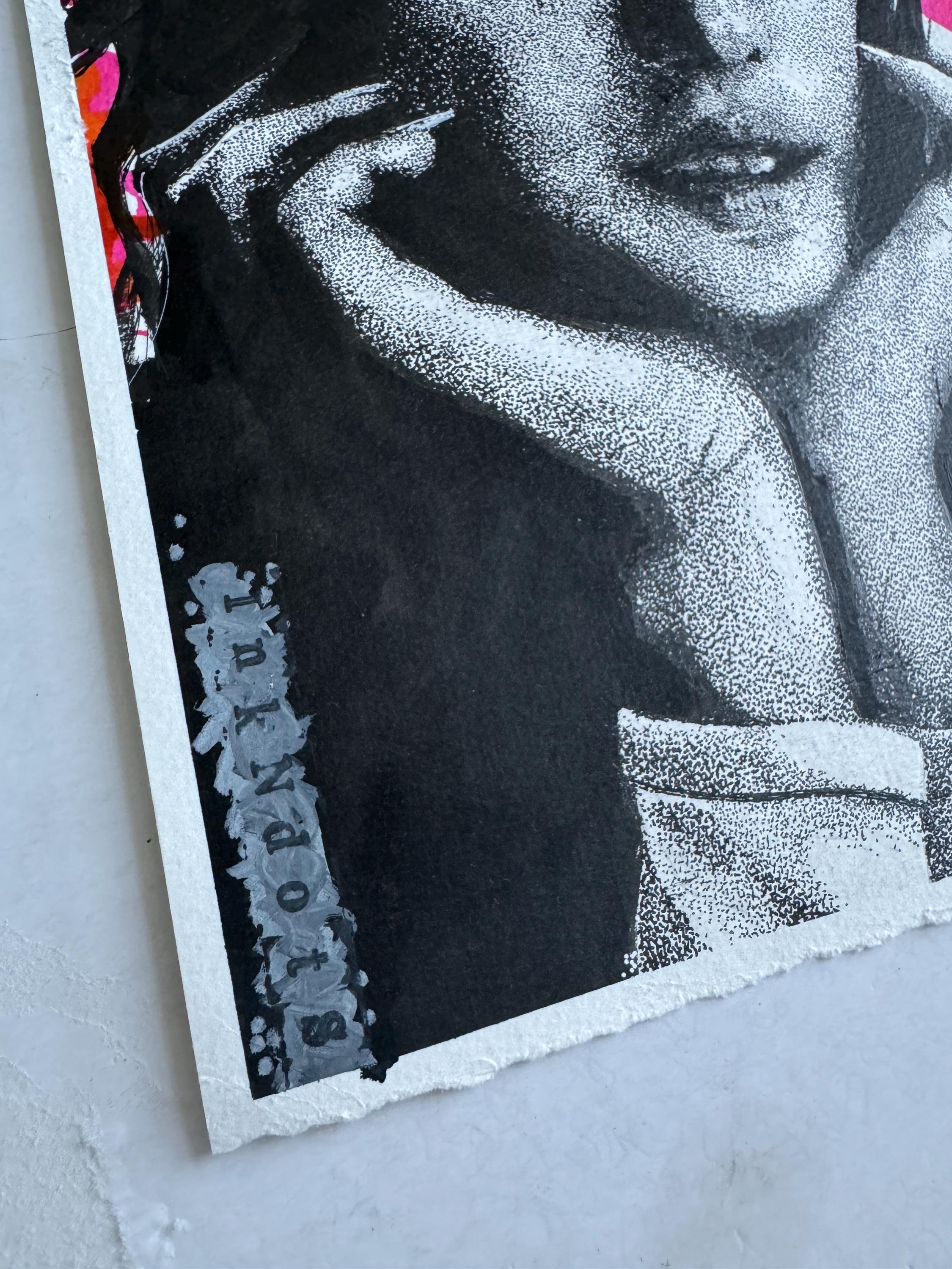 Original Shelly Duval Pop Art, Pointillism Portrait - Etsy