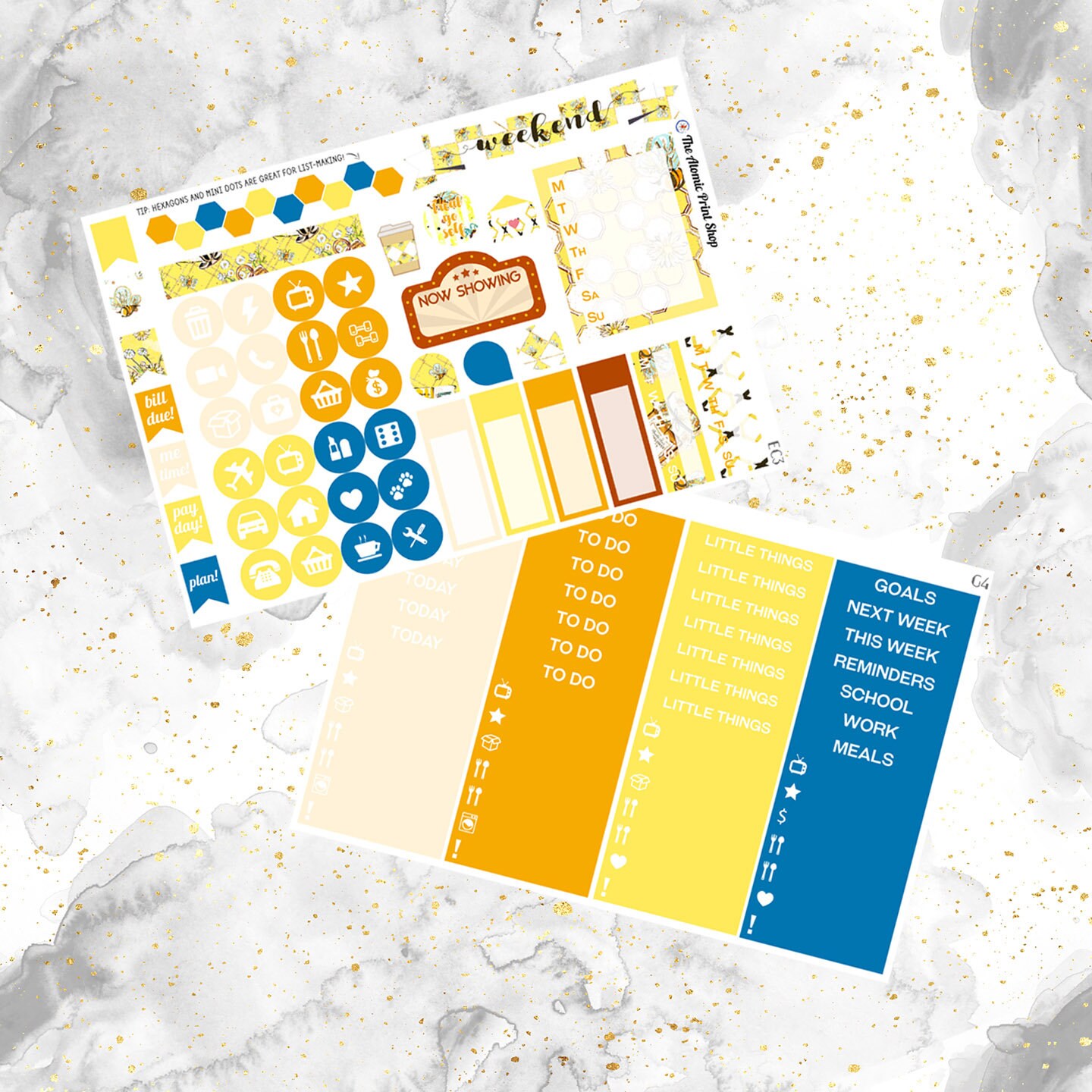 You're Bee-utiful Kit for Erin Condren and Happy Planners - Etsy