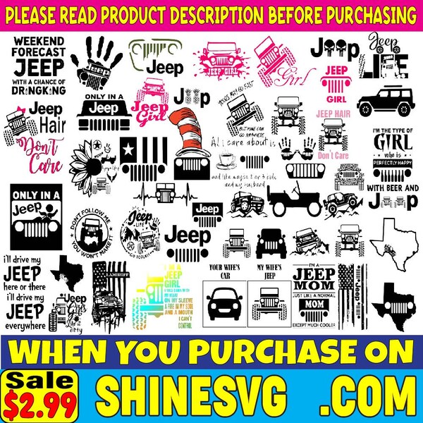 Jeep Svg Files for Cricut - Etsy