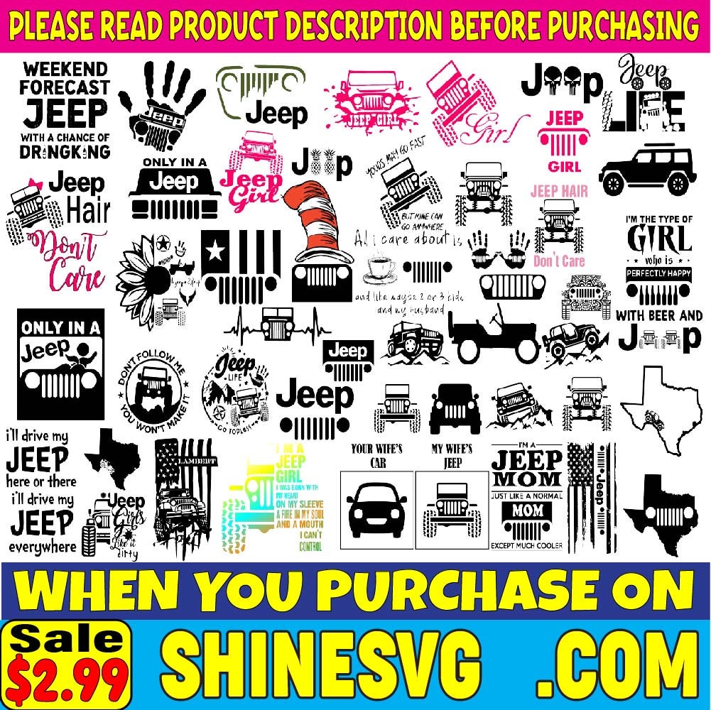 Bundle 47 Files Jeep Svg, Jeep Bundle Svg, Jeep Svg, Jeep Vector, Jeep ...