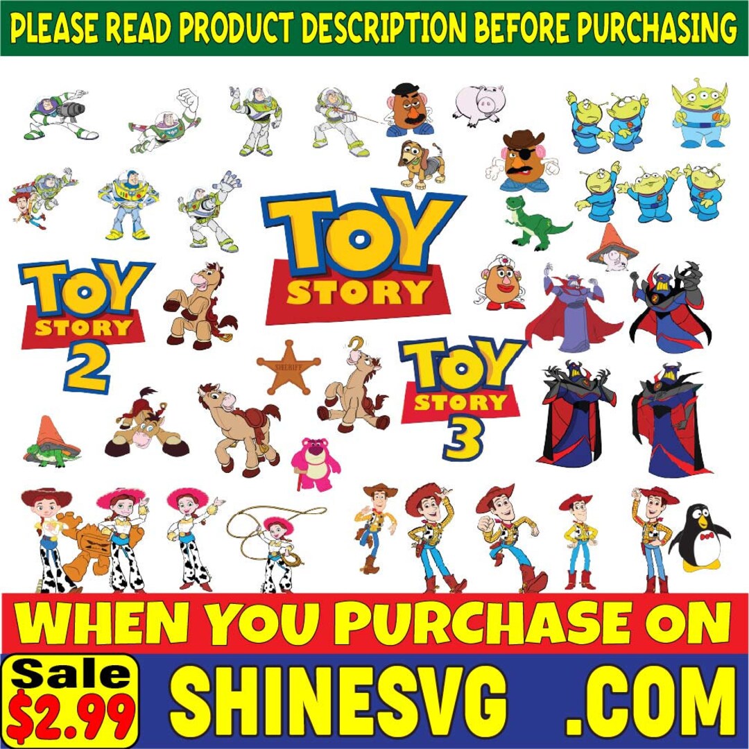 Bundle 43 Files Toy Story Svg, Toy Story Bundle Svg, Toy ...
