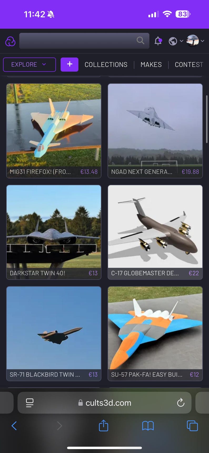 Custom 3d Printed RC Jets and Airplanes - Etsy