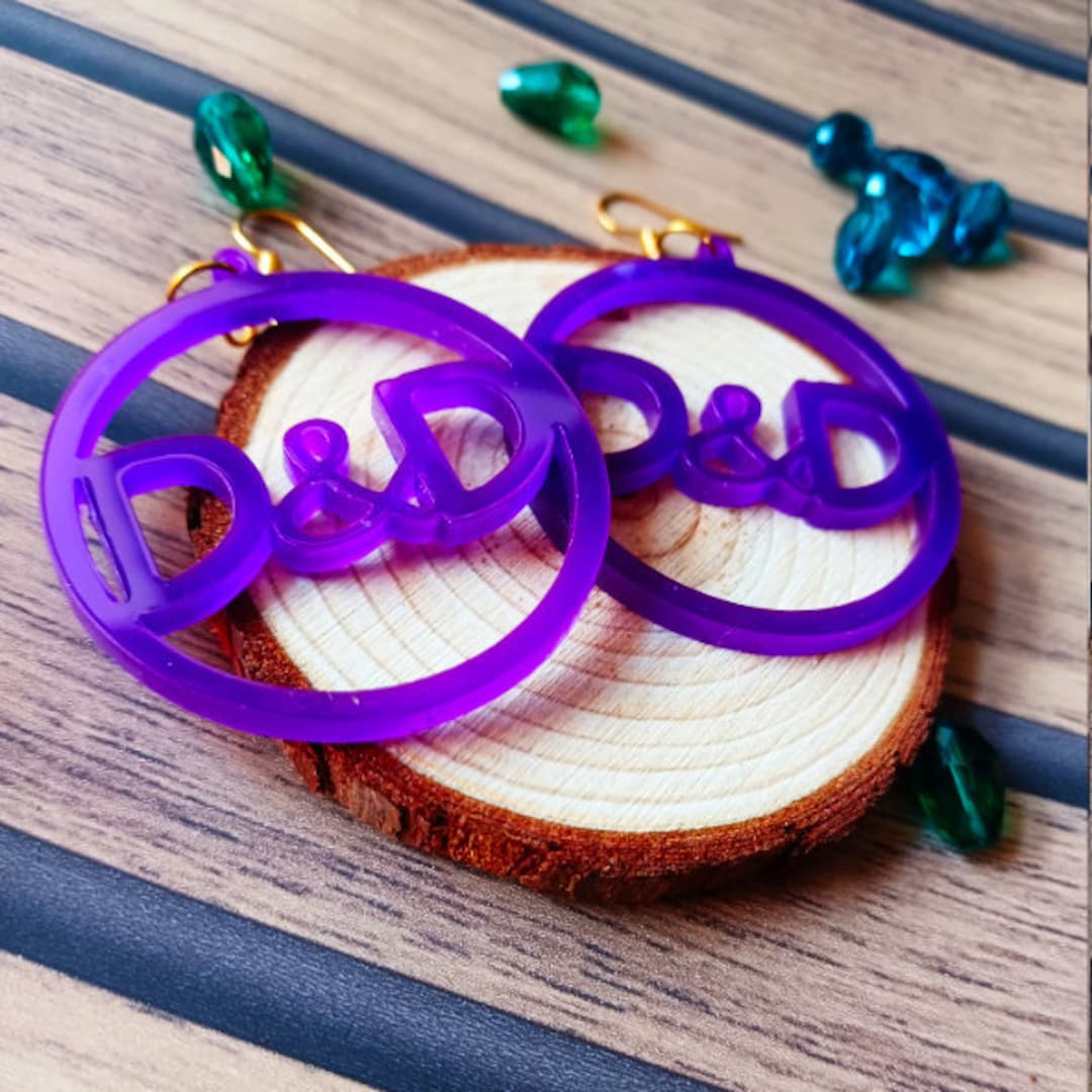 Custom Word Earrings 4cm Diameter - Etsy