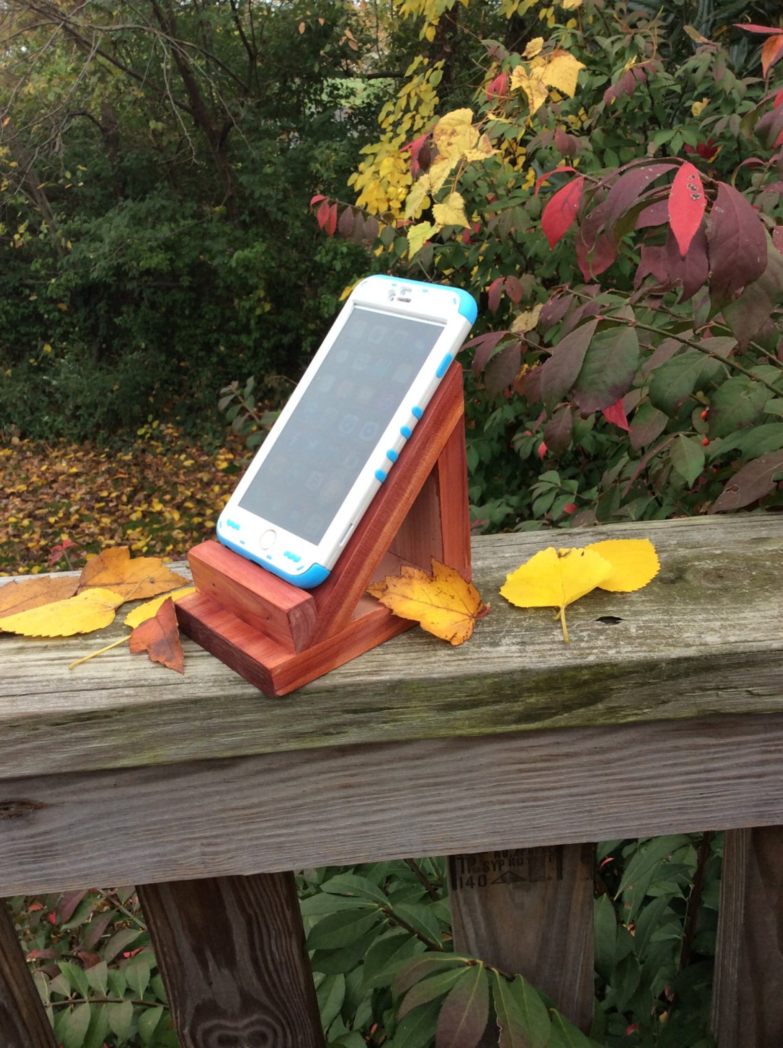 Rustic Wooden Cell Phone Holder Cell Phone Prop Cell Phone - Etsy