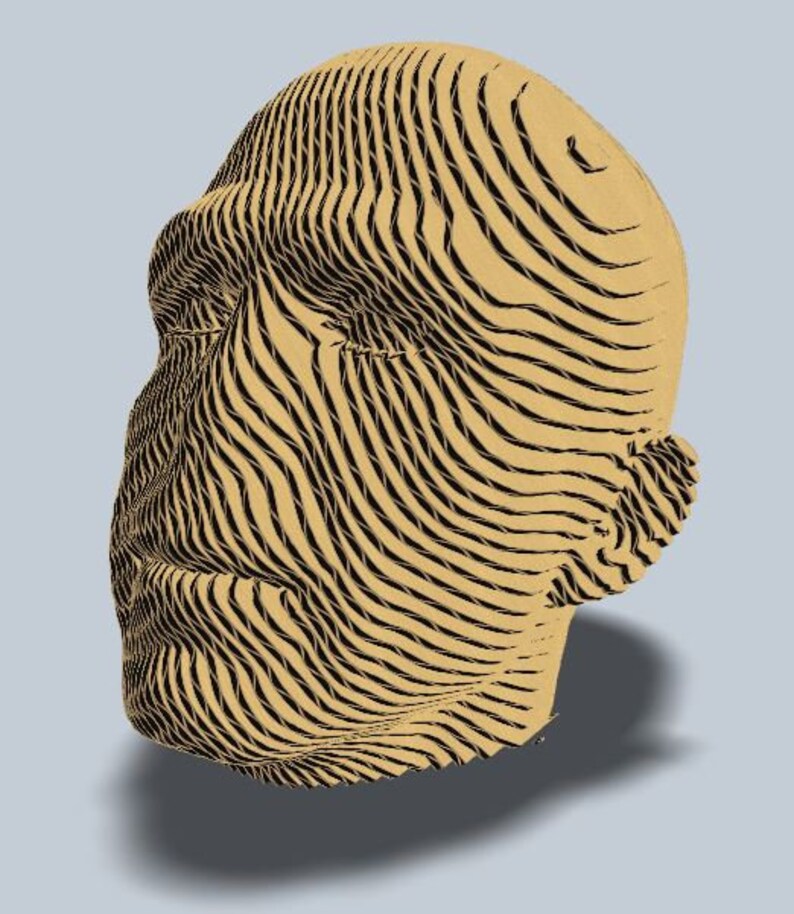 Voldemort Head Cardboard Slice - Etsy