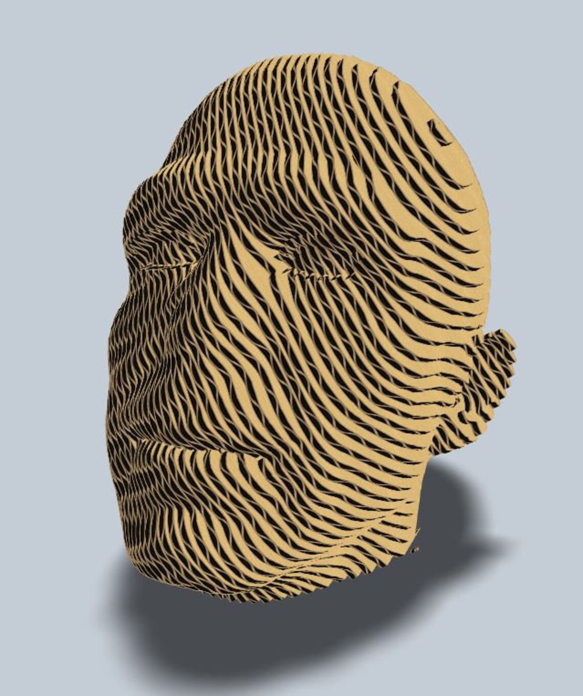 Voldemort Head Cardboard Slice - Etsy
