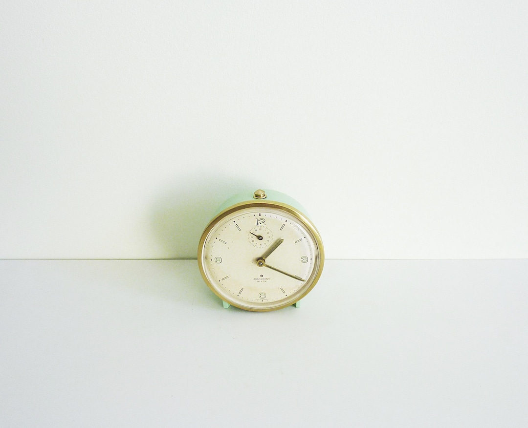 Working Alarm Clock Junghans : Rare German Mechanical Clock - Etsy UK