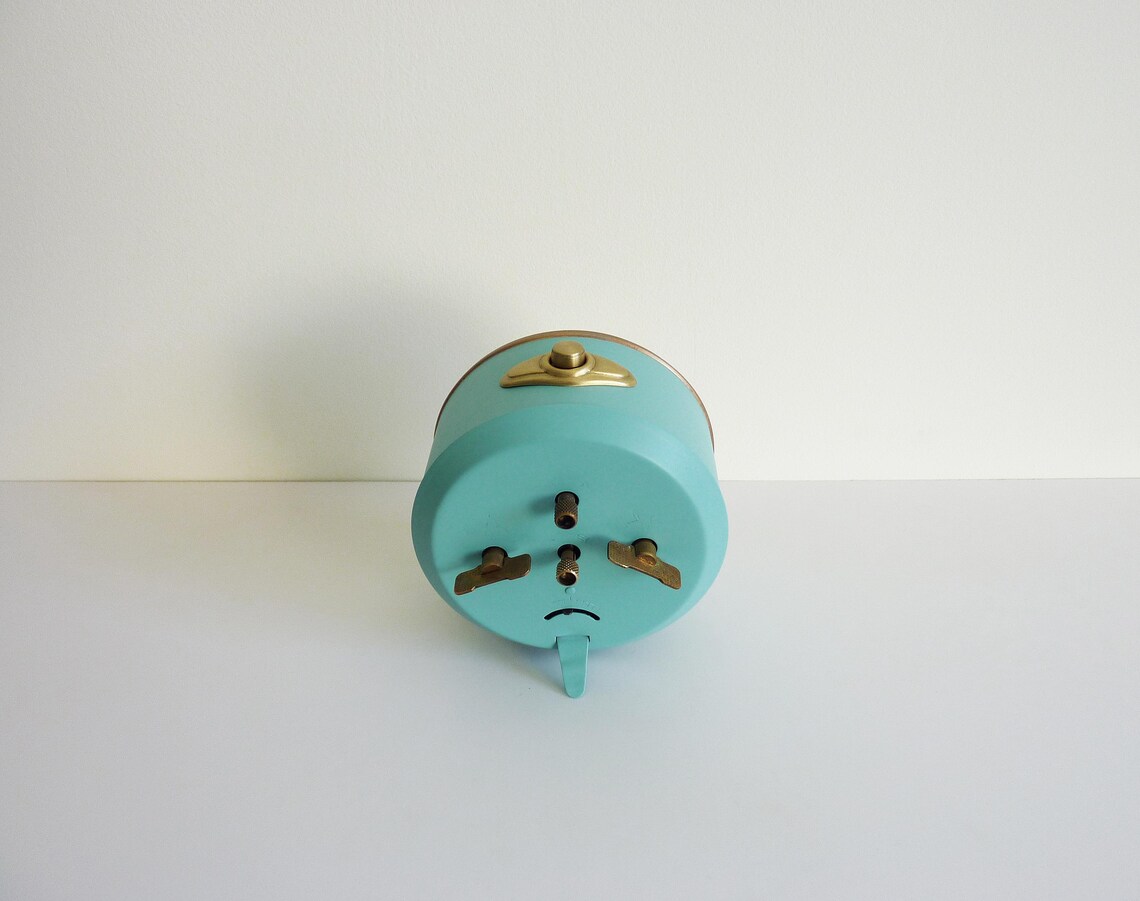 Working Beautiful Antique German Alarm Clock Peter.rare German Clock ...