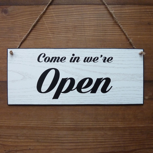 Vintage Open Sign - Etsy