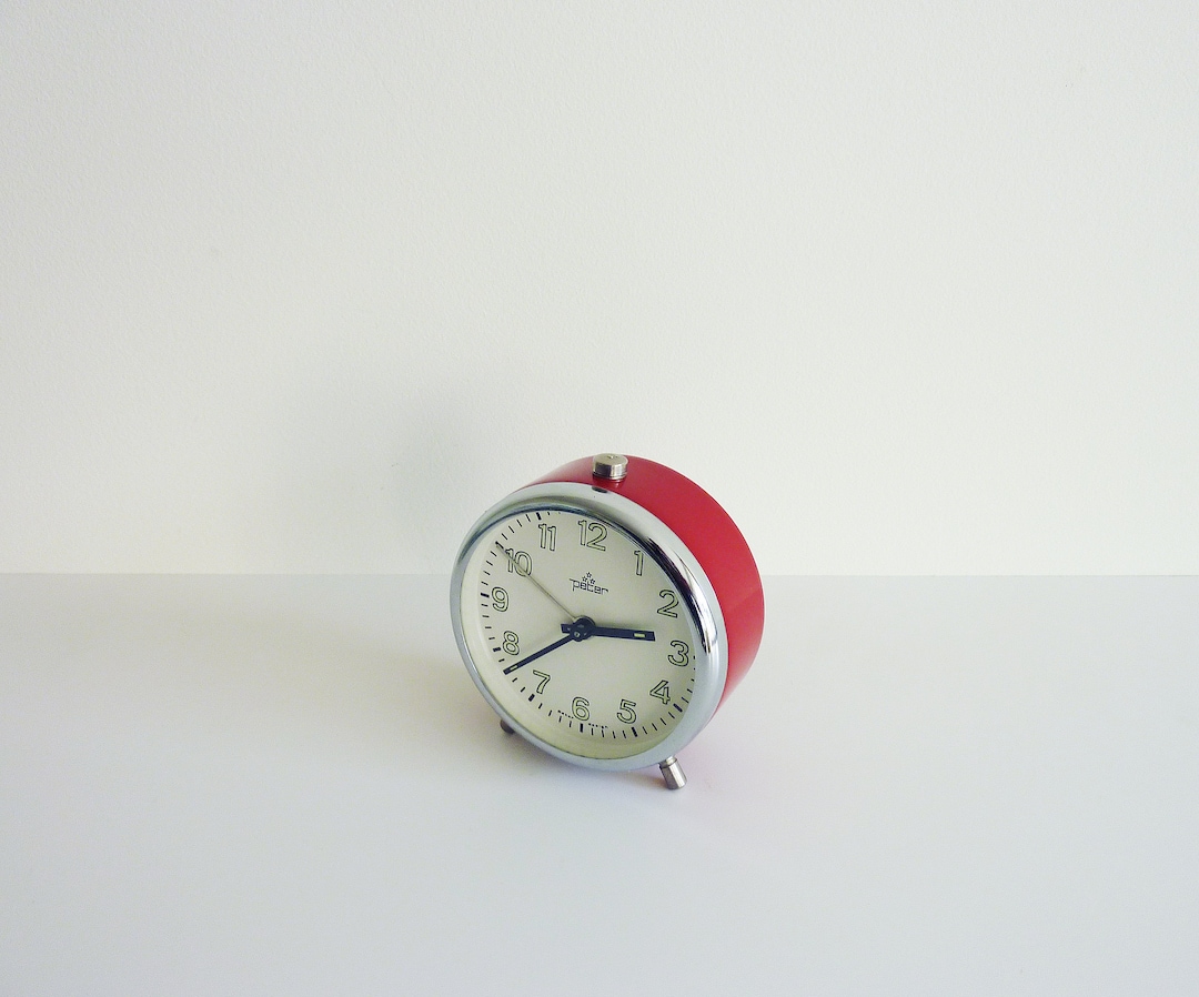 Working Beautiful Antique German Alarm Clock Peter.rare German - Etsy