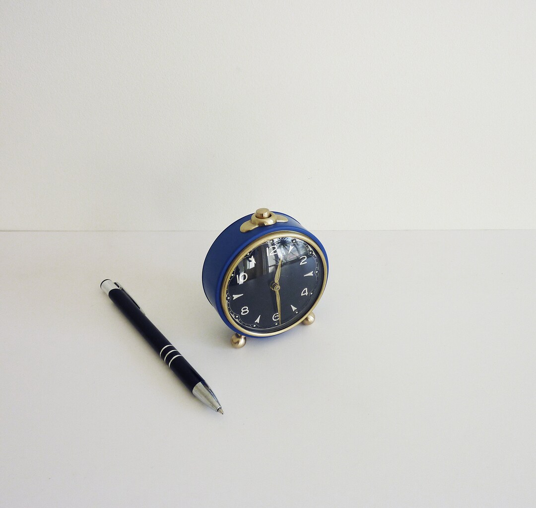 Beautiful German Alarm Clock Wehrle .please Read the ...