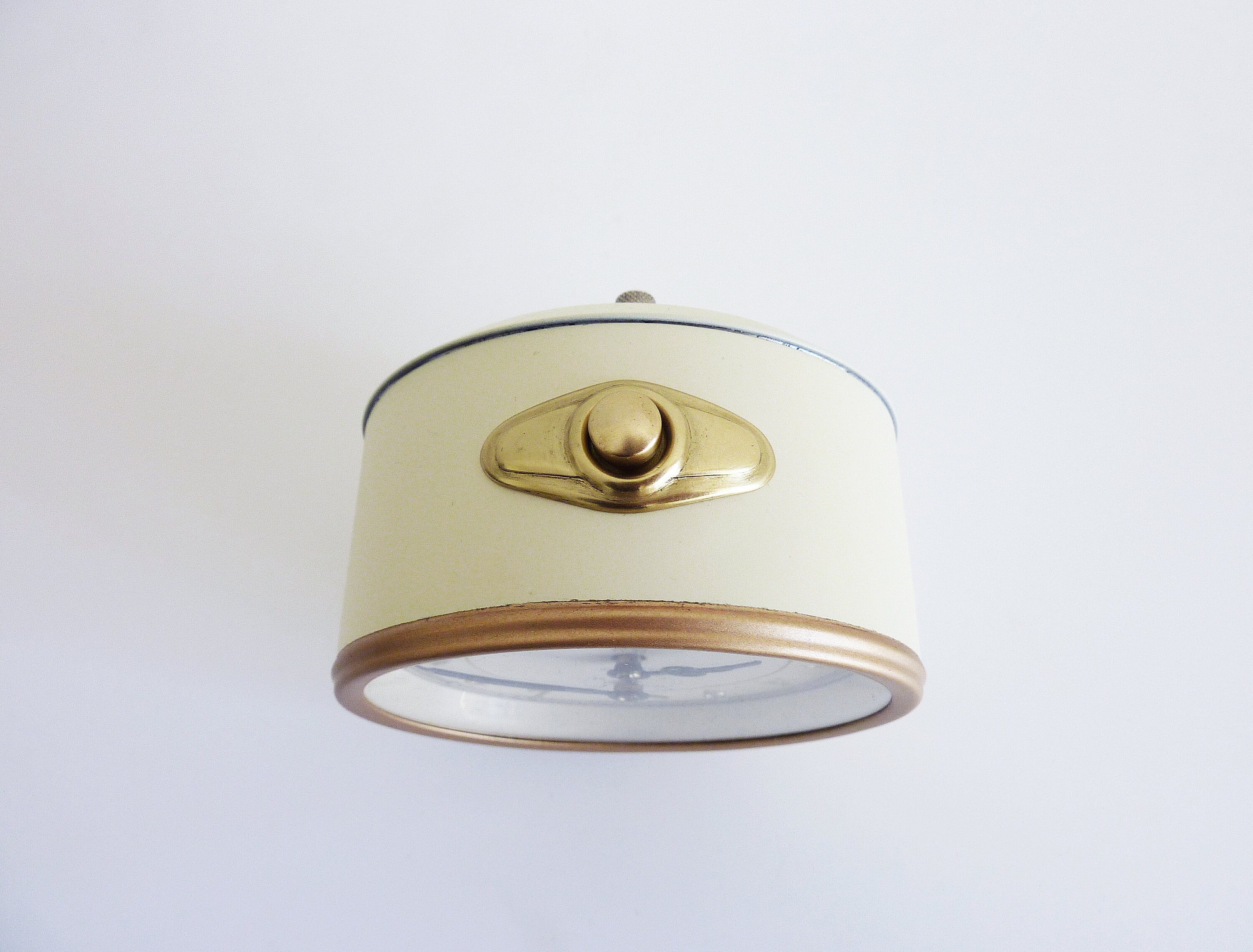 Working Beautiful Antique German Alarm Clock Peter.rare German Clock ...