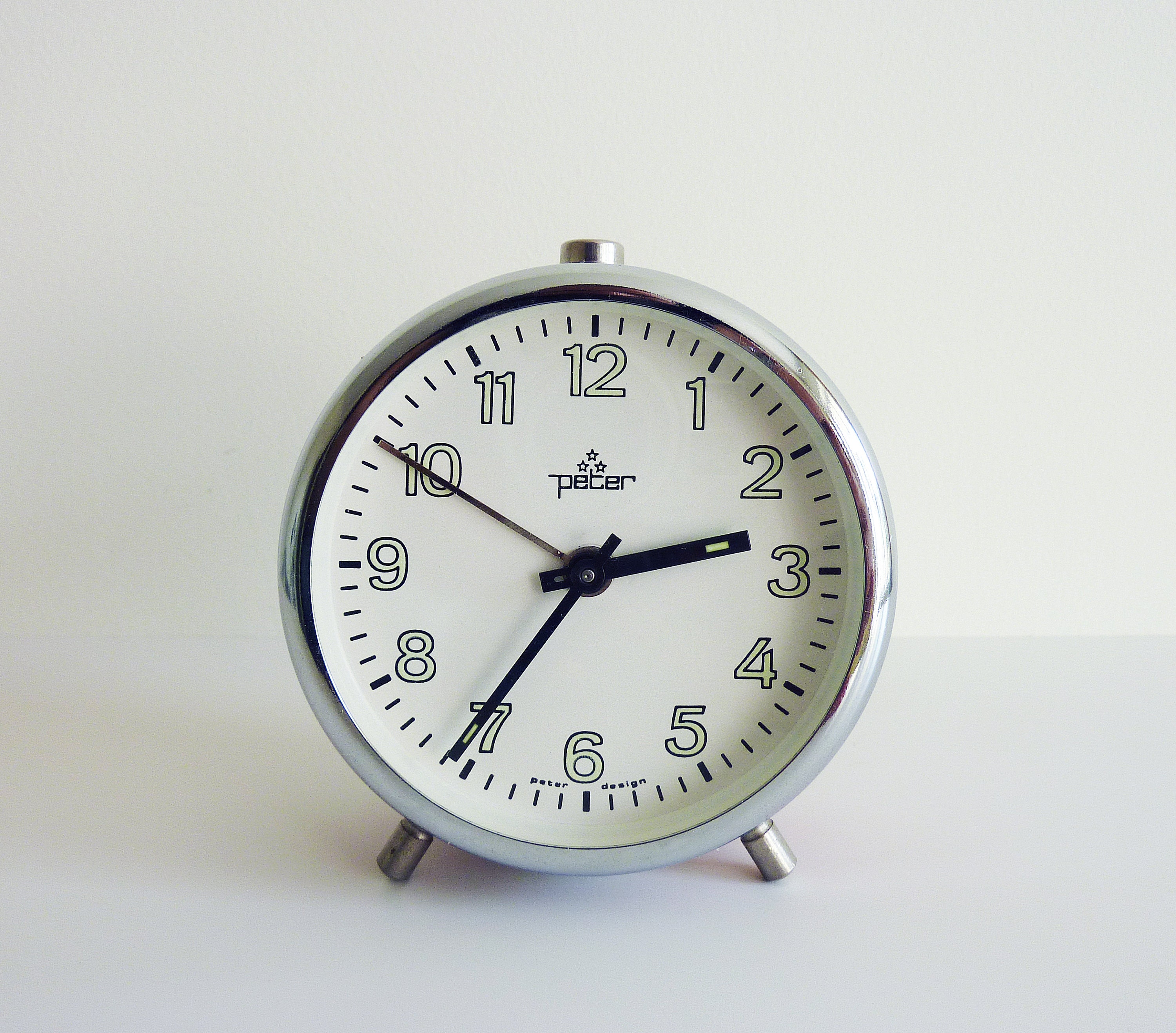 Working Beautiful Antique German Alarm Clock Peter.rare German - Etsy