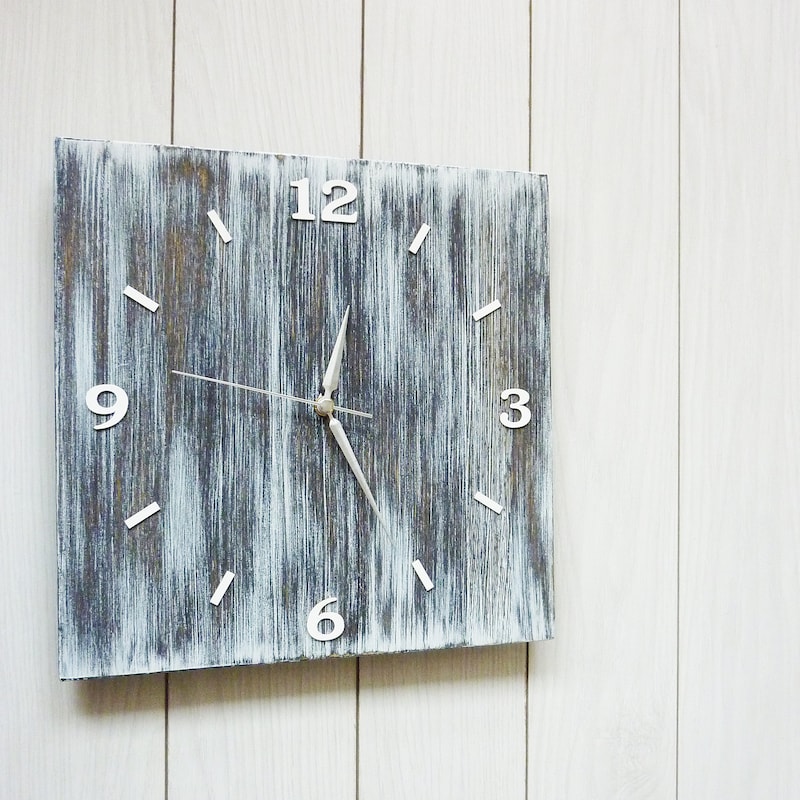 Square Wall Clock - Etsy