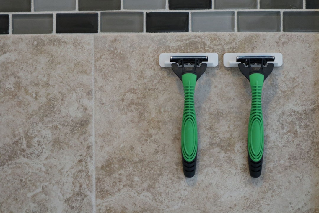 Minimal Razor Hangers for Shower Wall 4 Hangers Multiple - Etsy