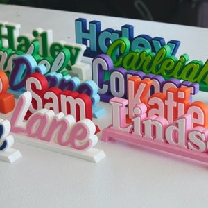 Desk Name Plate, 3D, Multi-color, Custom Made, Desk Accessories, Office ...