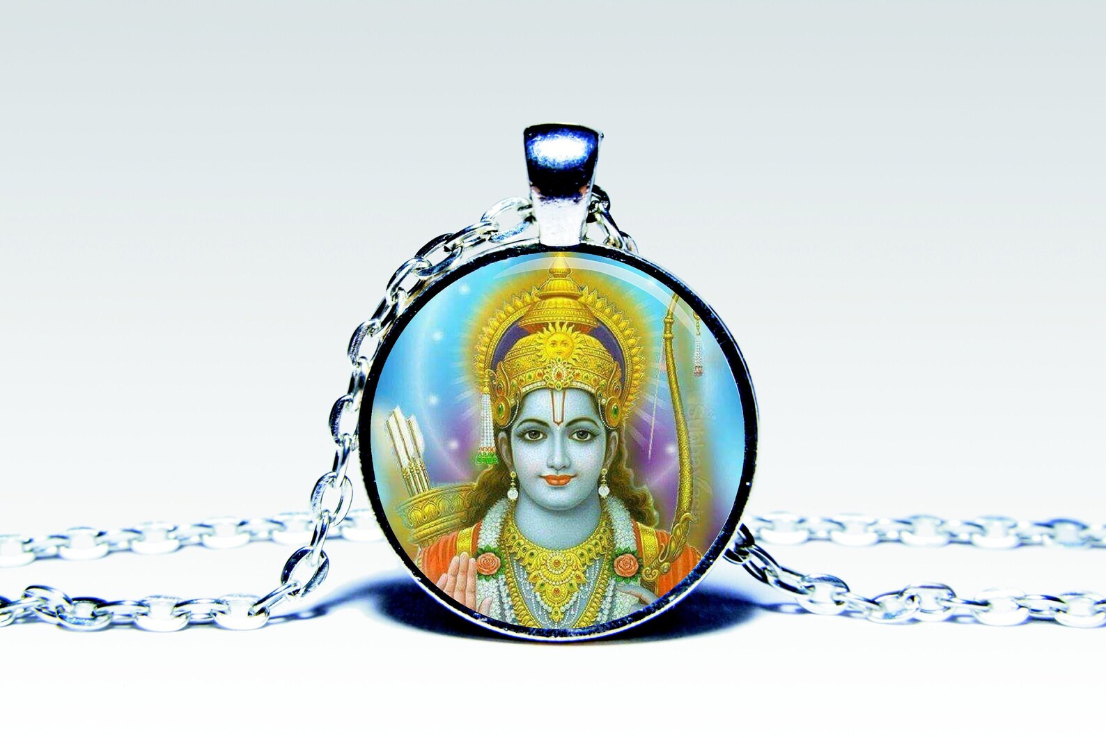 Lord Rama PENDANT Ramachandra NECKLACE Vishnu Jewelry | Etsy