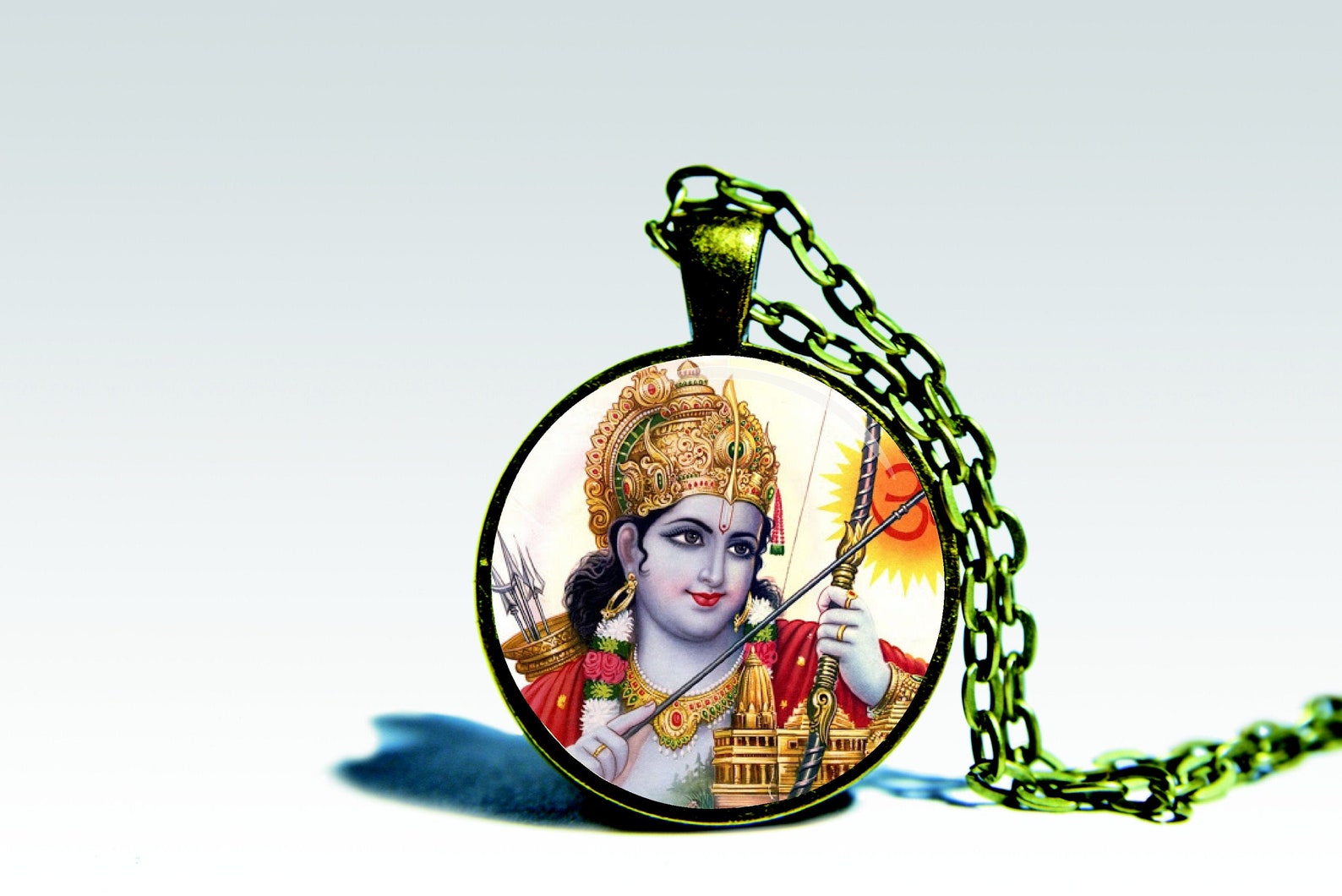 Lord Rama PENDANT Ramachandra NECKLACE Vishnu Jewelry | Etsy