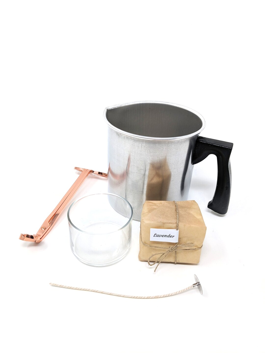 Zero Waste DIY Candle Making Kit: Scented Soy Wax, Glass Container - Etsy