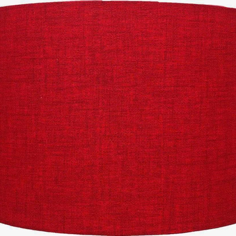 Red Lampshade Handmade - Etsy UK