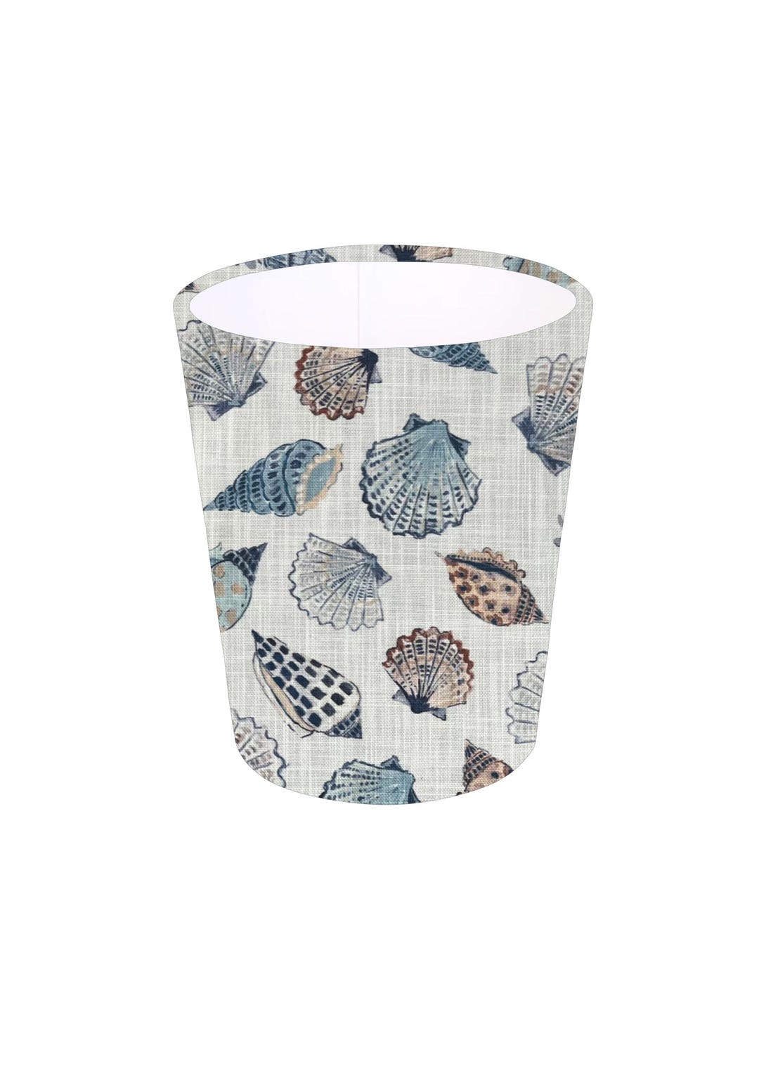 Seashell Decorative Waste Paper Bin, Coastal Home Decor, Handmade in UK ...