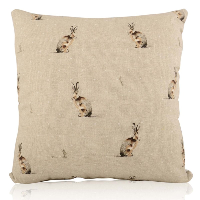 Hare Cushion - Etsy UK