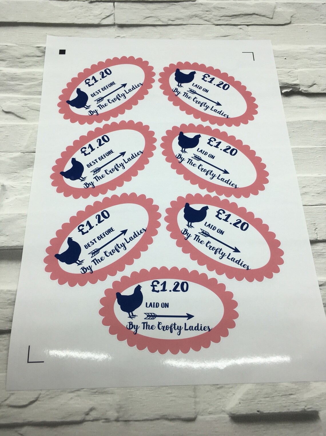 Personalised Egg Box Labels Custom Egg Carton Sticker Fresh - Etsy