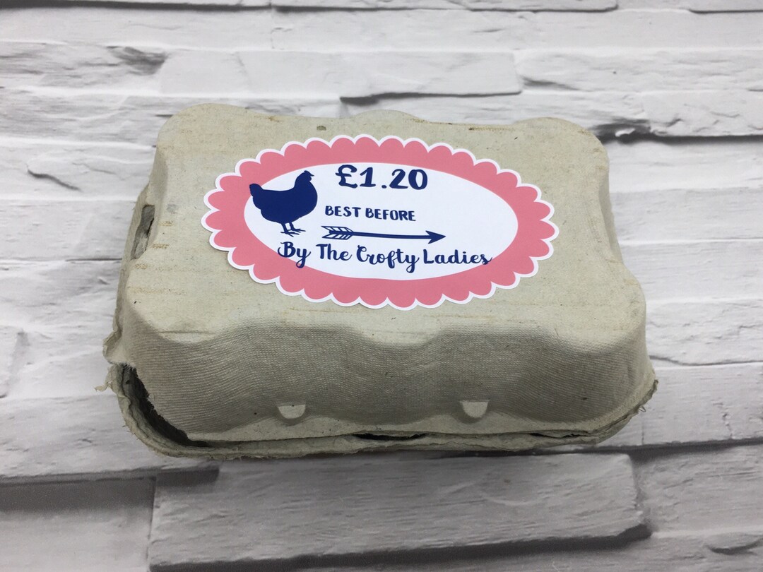 Personalised Egg Box Labels Custom Egg Carton Sticker Fresh - Etsy