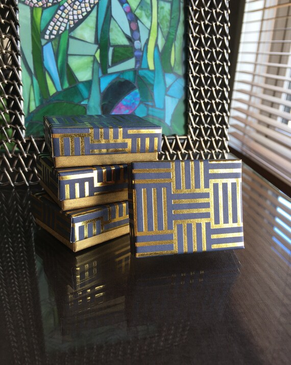 Small Handmade Gift Box Gift Box with Lid | Etsy