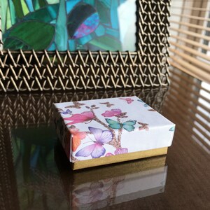 Small Handmade Gift Box Gift Box with Lid | Etsy