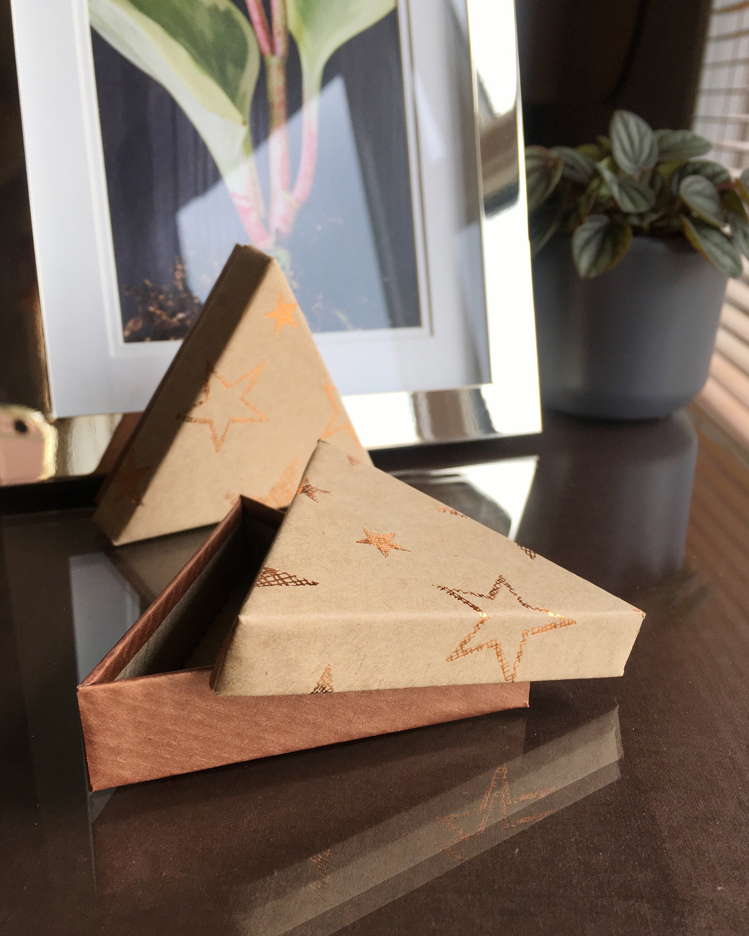 Small Triangle Handmade Gift Box Triangle Gift Box Gift - Etsy 日本