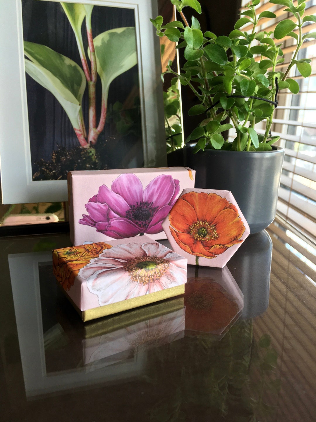 Set of 3 Gift Boxes, Small Gift Box Set, Handmade Gift Boxes - Etsy