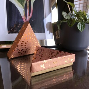 Small Handmade Gift Box, Triangle Gift Box, Gift Boxes - Etsy