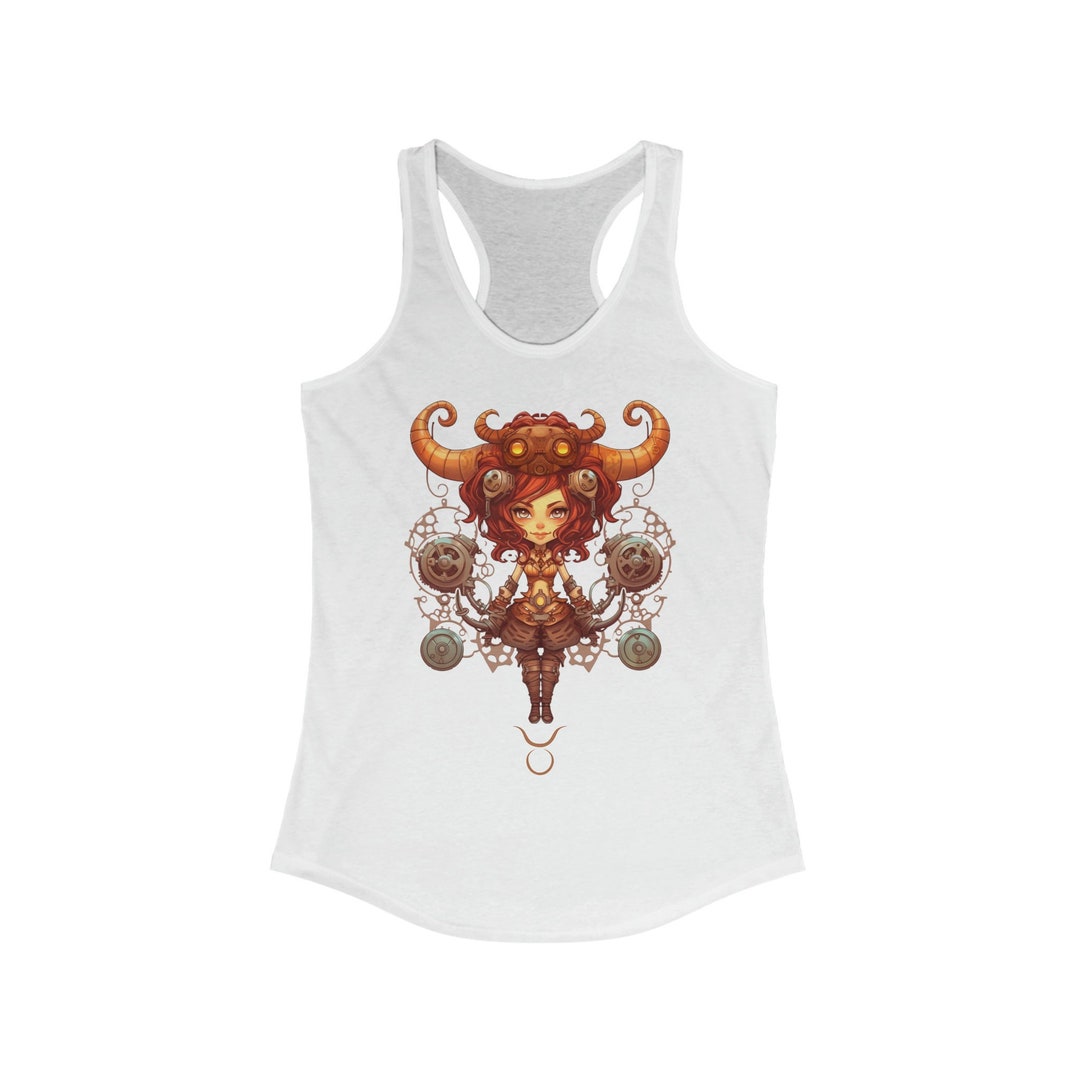 Steampunk Zodiac Taurus Tank - Etsy