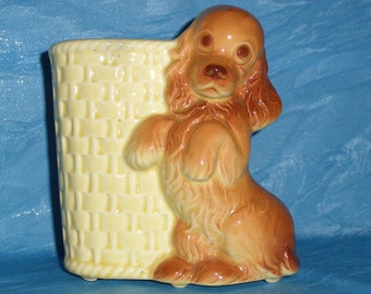 Cocker spaniel vase | Etsy