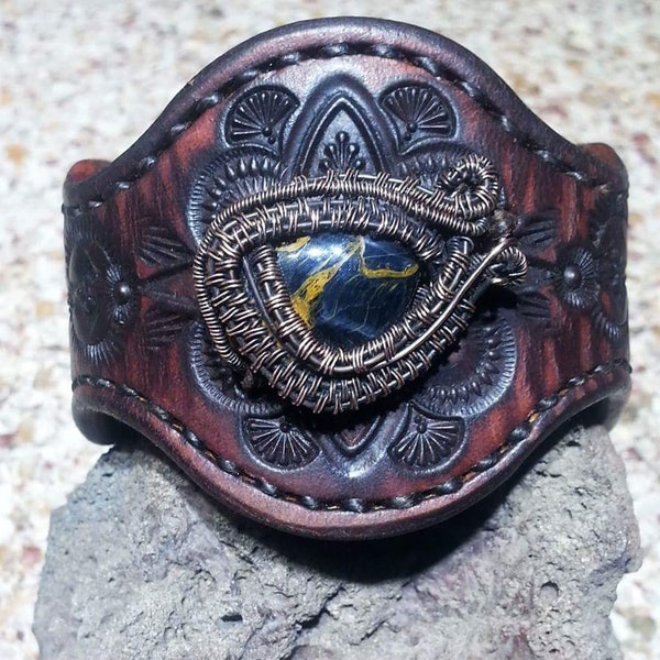 Wire Wrapped Cuff - Etsy