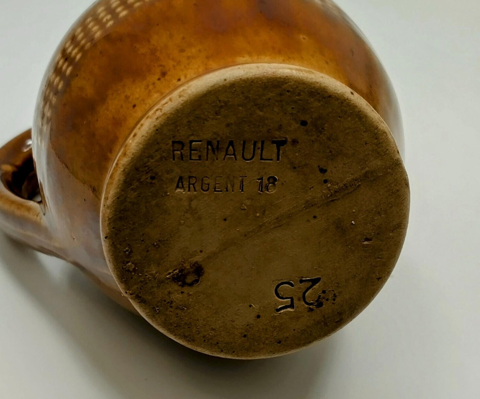 Vintage Renault Argent Salt Glaze Pottery Pitcher - Etsy
