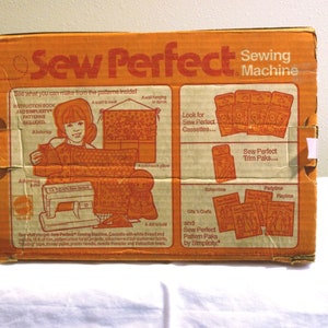 Vintage 1976 Mattel Sew Perfect Child's Sewing Machine - Etsy