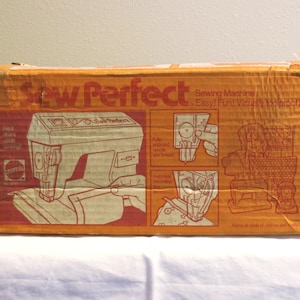 Vintage 1976 Mattel Sew Perfect Child's Sewing Machine - Etsy