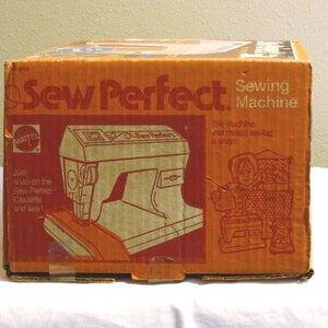 Vintage 1976 Mattel Sew Perfect Child's Sewing Machine - Etsy