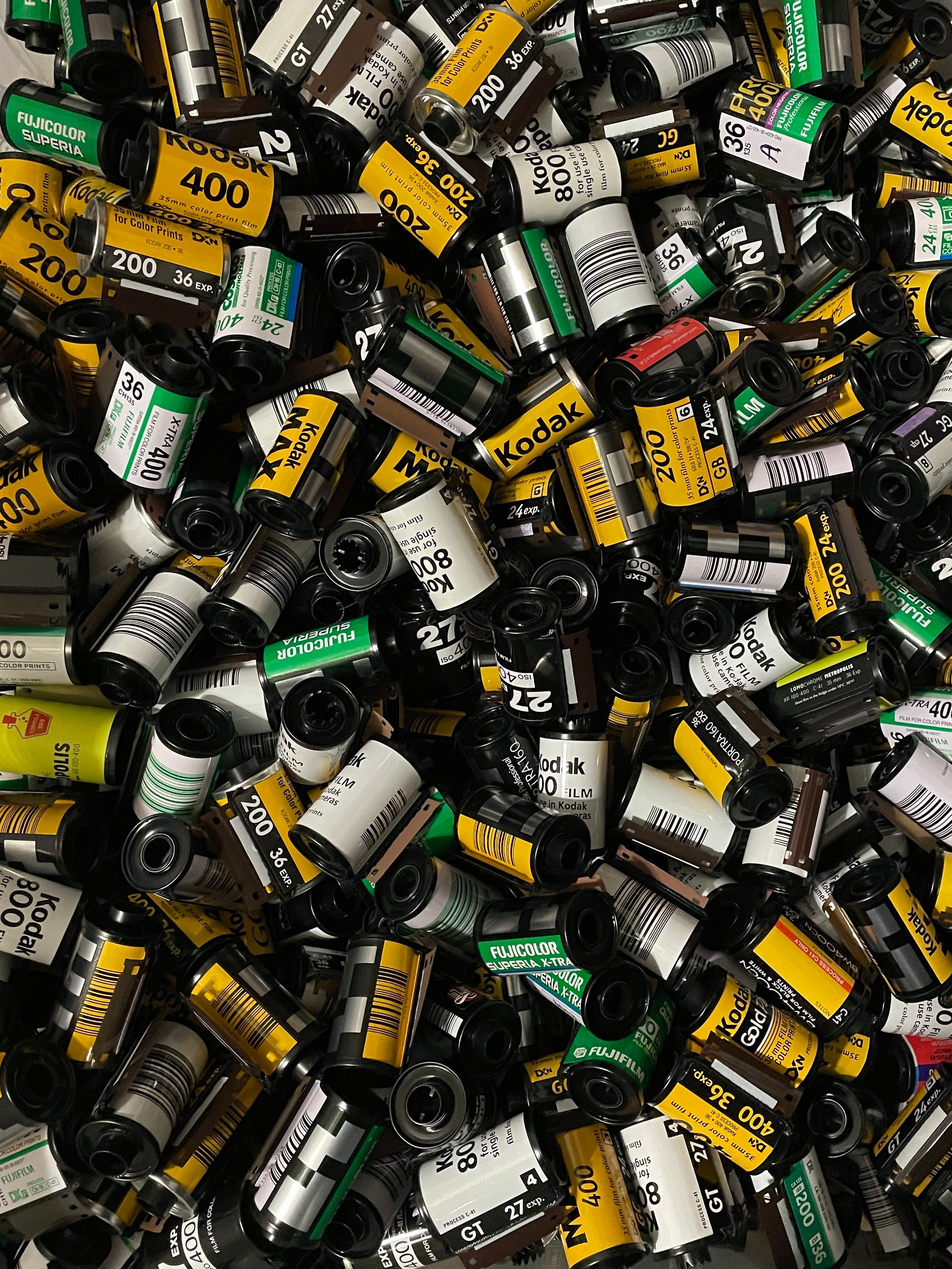 35mm Film Cartridges, Empty, Used, Film Canisters, Lot of 20, Ships ...