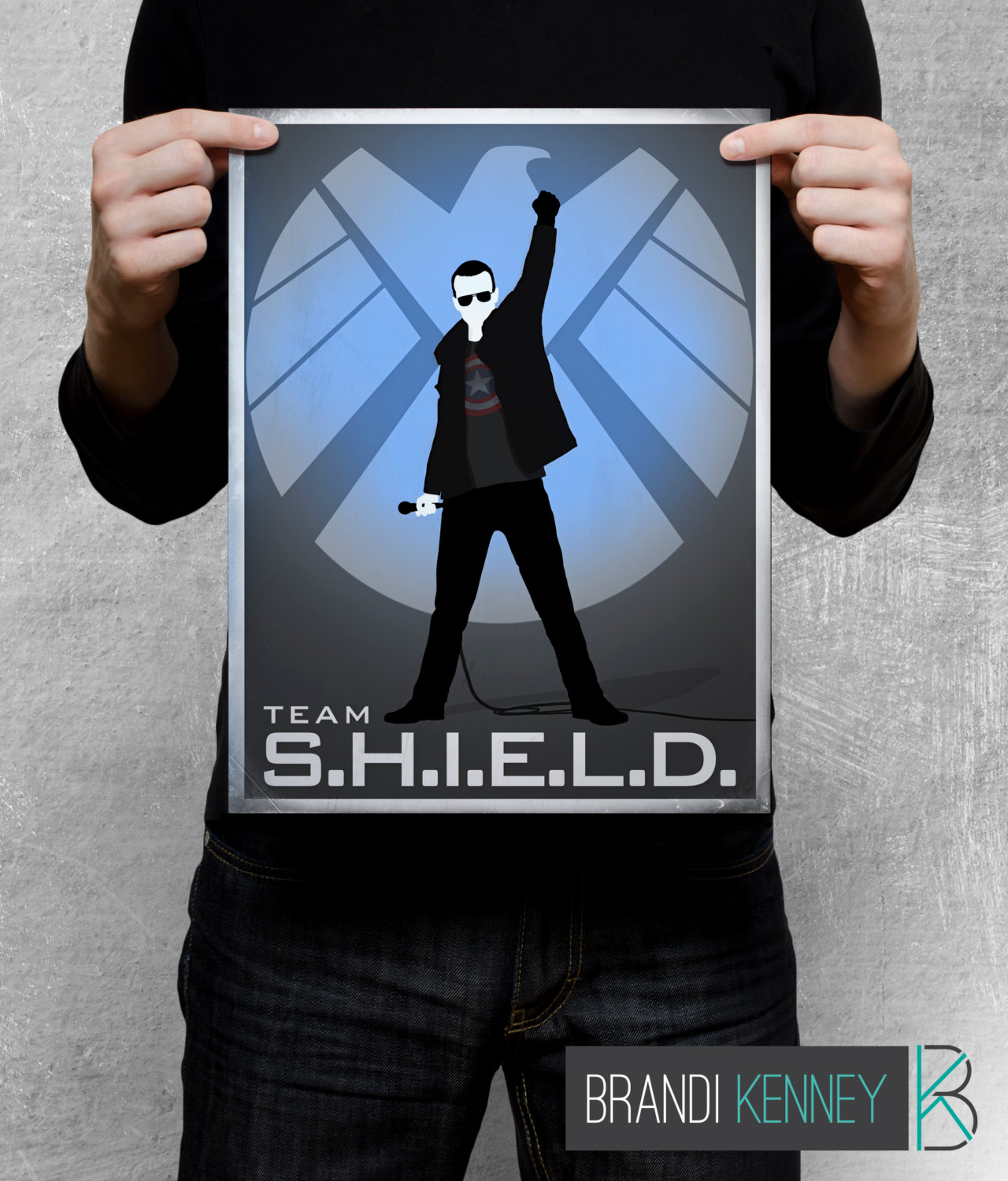 AGENTS of S.H.I.E.L.D. Dubsmash Inspired Poster teamshield - Etsy