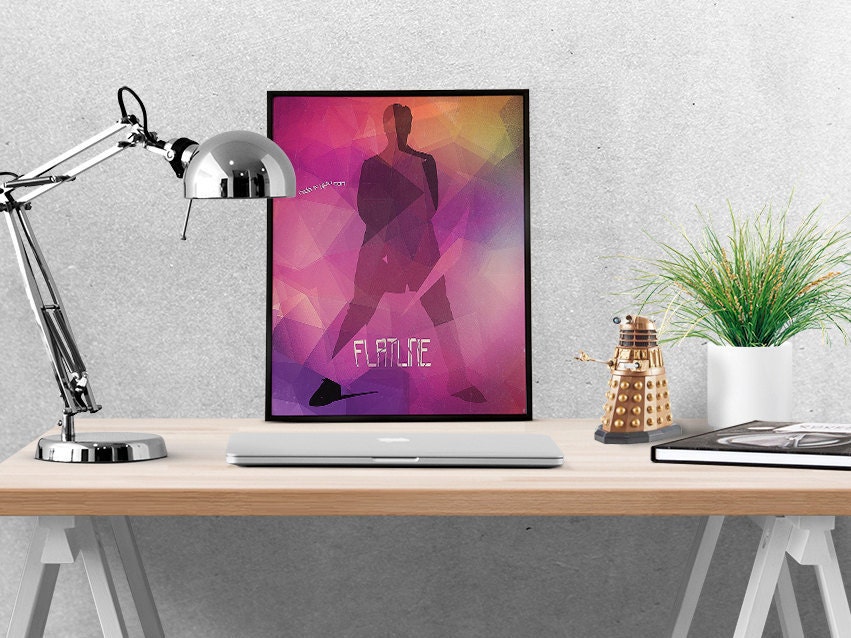 DOCTOR WHO Inspired Poster Flatline - Etsy