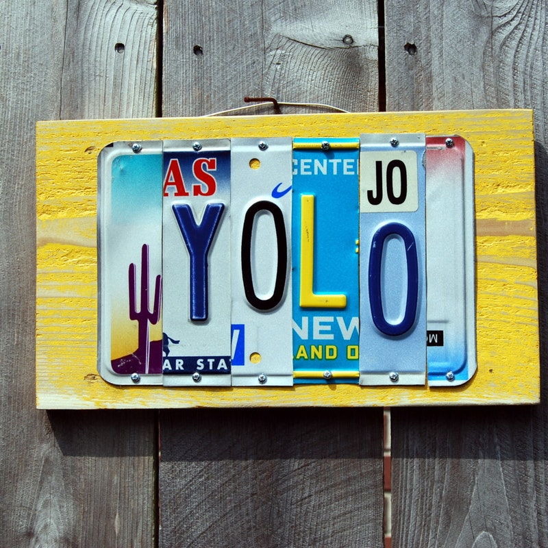 Upcycled License Plates - Etsy
