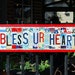 BLESS UR HEART License Plate Sign, Bless Your Heart, Southern Charm ...